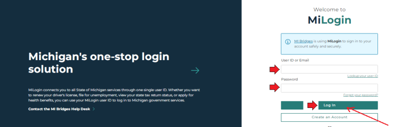 MIbridge Login @ newmibridges.michigan.gov